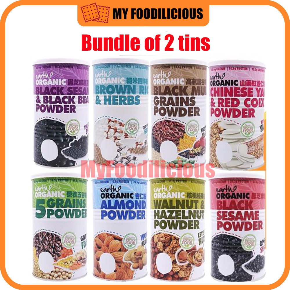 Earth Living Organic Beverage Drinks Powder 有机营养粉 500g Black sesame ...