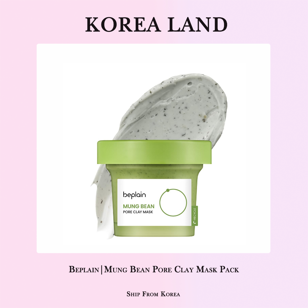 Beplain | Mung Bean Pore Clay Mask Pack (120ml) | Shopee Malaysia