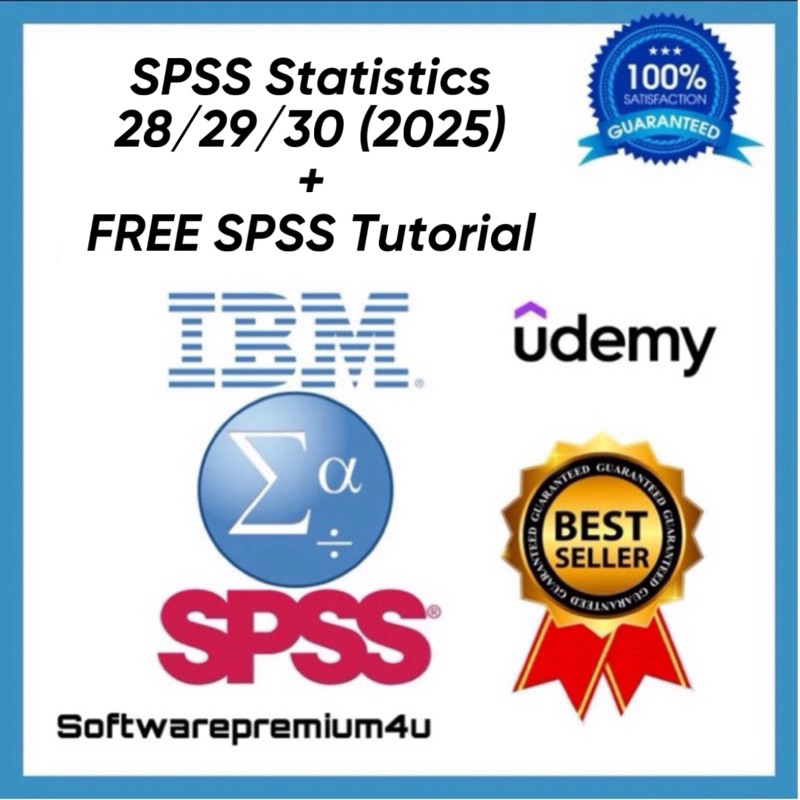 🔥【Win/Mac】🔥 SPSS Statistics 30 (2025) | 29 (2024) | 28 (2023) + FREE SPSS Tutorial | Shopee Malaysia