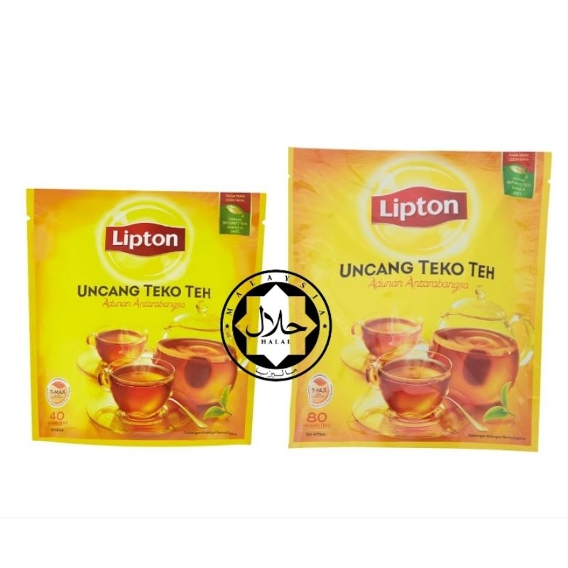 LIPTON Halal Potbags | Uncang Teh 40s /80s | Shopee Malaysia
