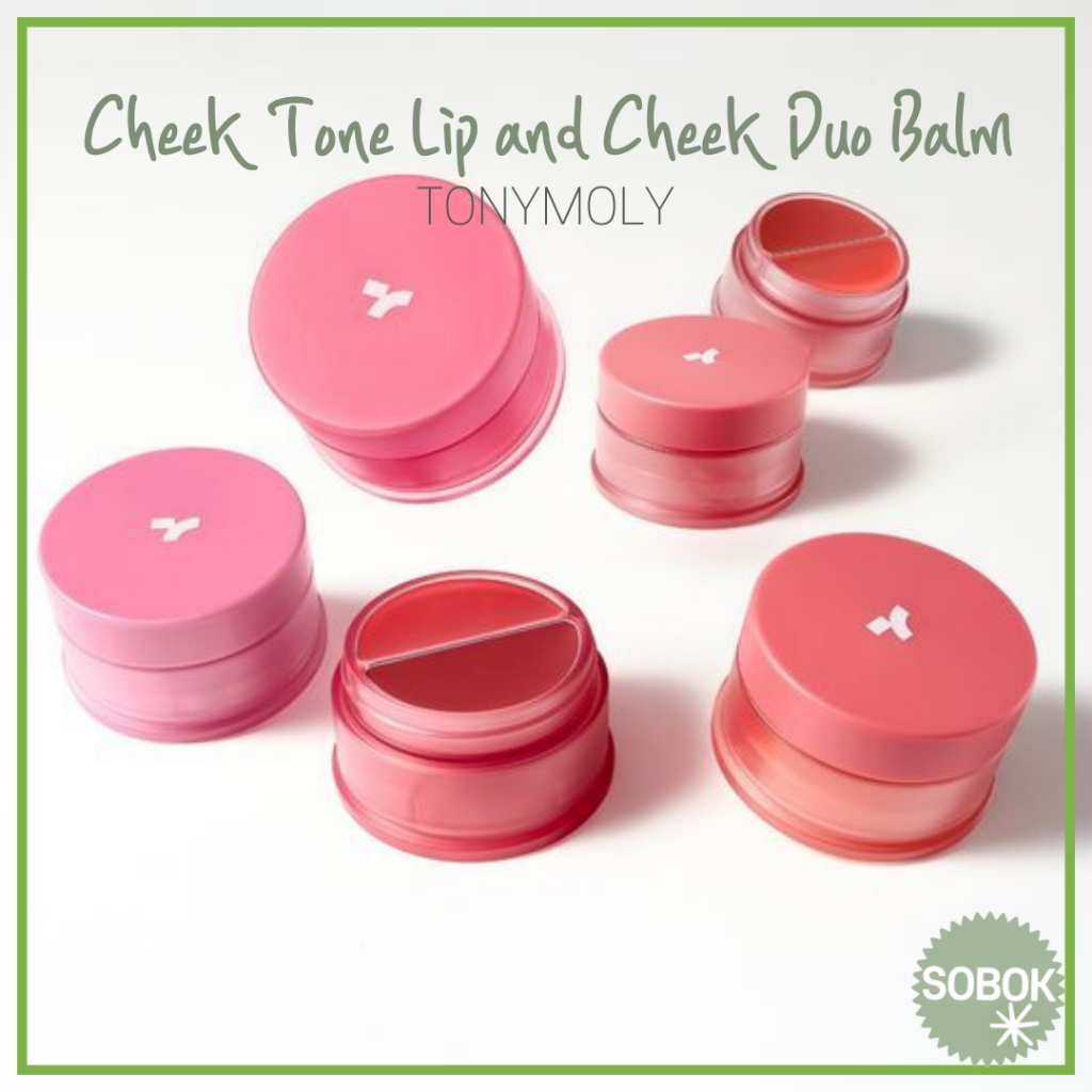 [TONYMOLY] Cheek Tone Lip and Cheek Duo Balm 12color / multi color ...