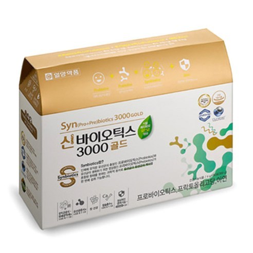 ILYANG Synprobiotics 3000 Gold 4g x 90 Sticks | Korean Synbiotics with ...