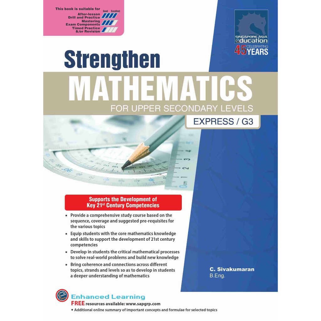 SAP - Strengthen MATHEMATICS FOR UPPER SECONDARY LEVELS [EXPRESS / G3 ...
