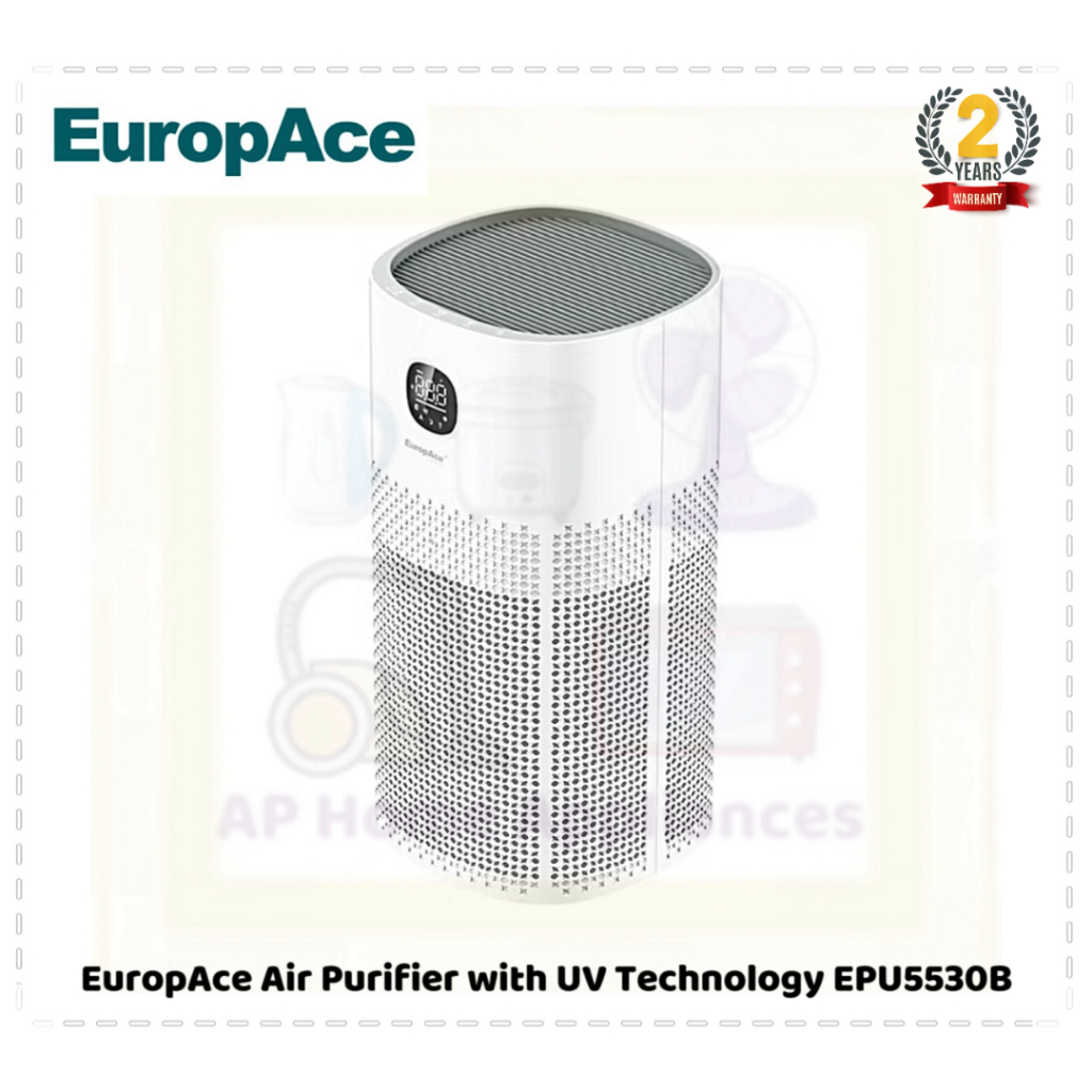 EuropAce Air Purifier with UV Technology EPU5530B | EPU 5530B | Shopee ...
