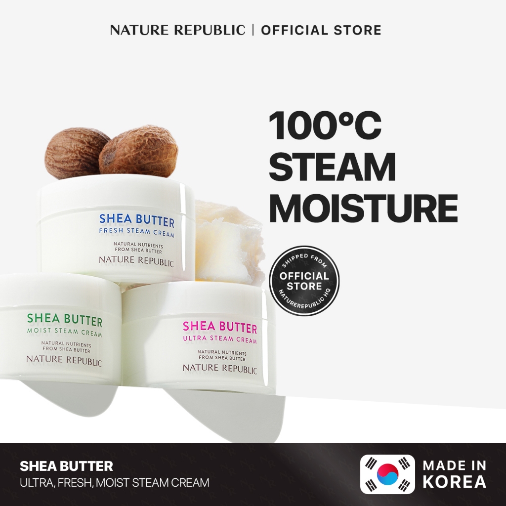 [Nature Republic] SheaButter Steam Cream 100ml | Shopee Malaysia