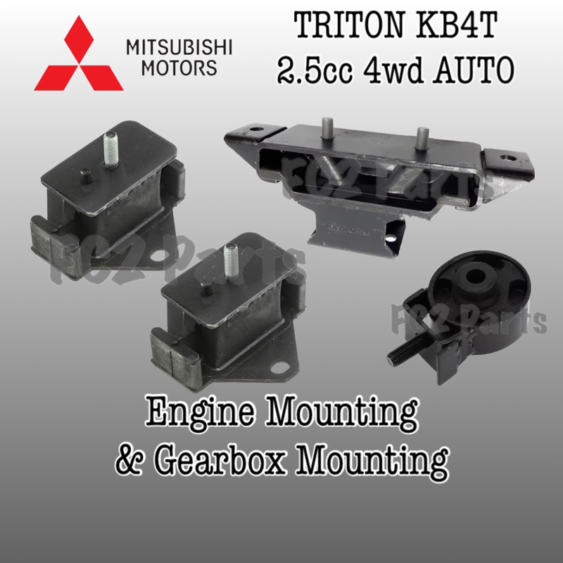 OEM Thailand 1set 4pcs Mitsubishi Triton KB4T 2.5cc 4wd AUTO Engine ...