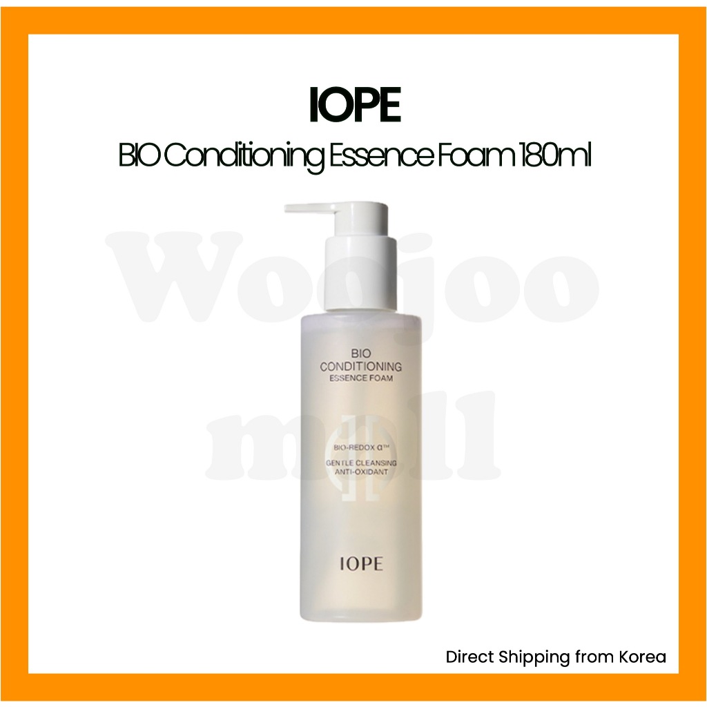 [IOPE] BIO Conditioning Essence Foam 180ml / Facial Cleanser | Shopee Malaysia