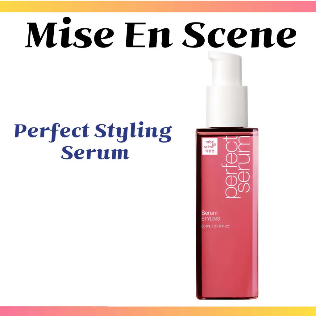 Mise En Scene Perfect Styling Serum 80ml | Shopee Malaysia
