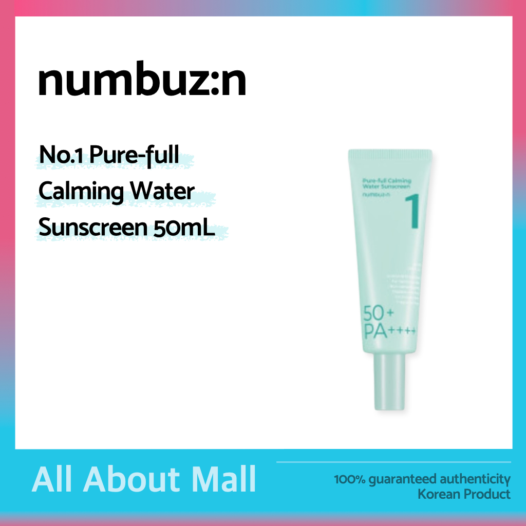 [numbuz:n] No.1 Pure-full Calming Water Sunscreen 50mL | Shopee Malaysia