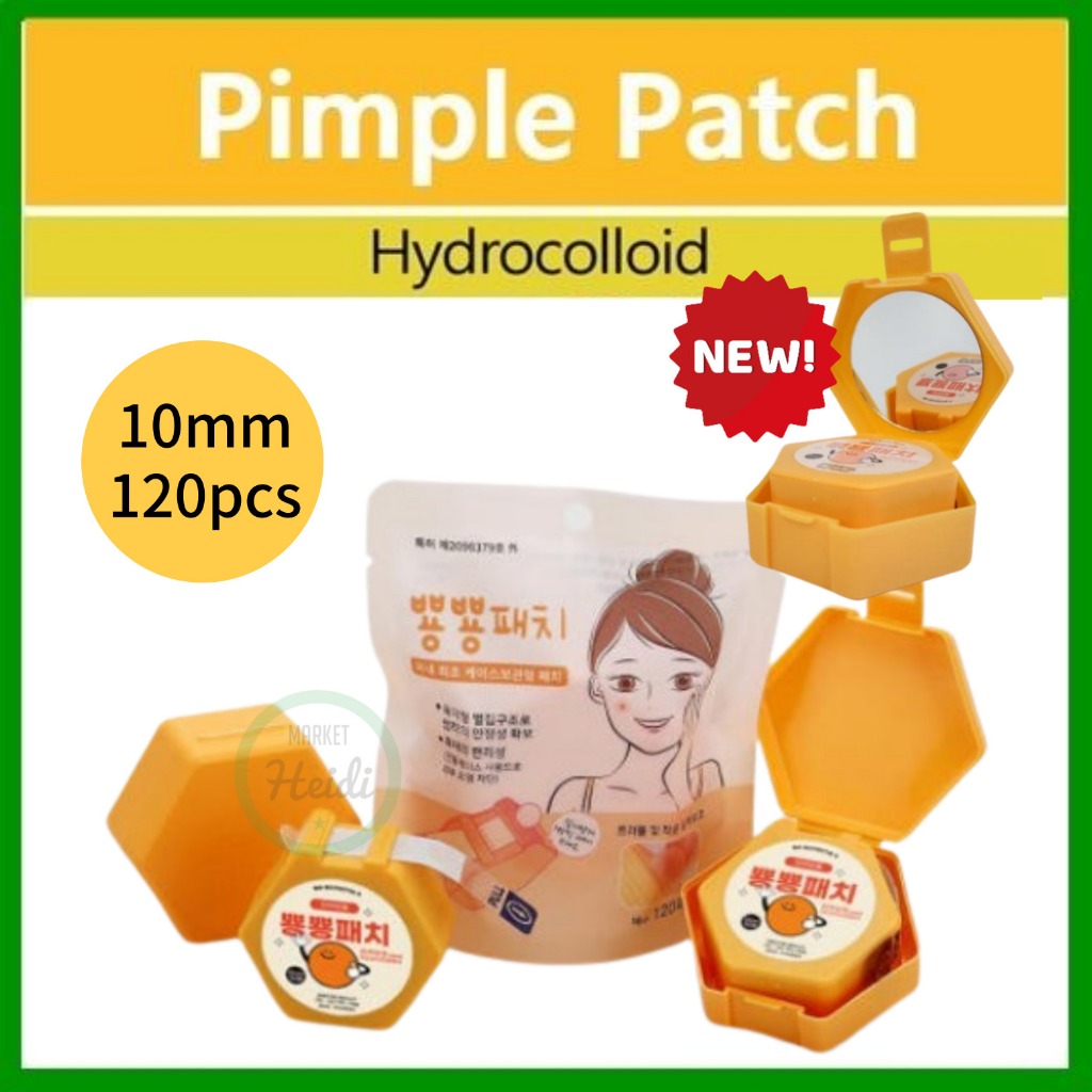 KOREA 🇰🇷 Beauty Acne Patch 120pcs 10mm Hydrocolloid acne patch Mosquito ...