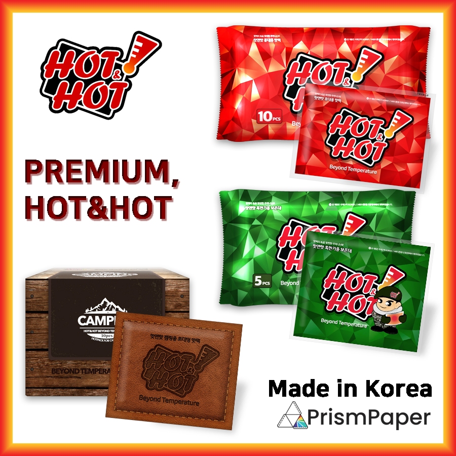 Hot&Hot Hot pack / Heat pack / Hand warmer / Warm pack Premium Korean ...