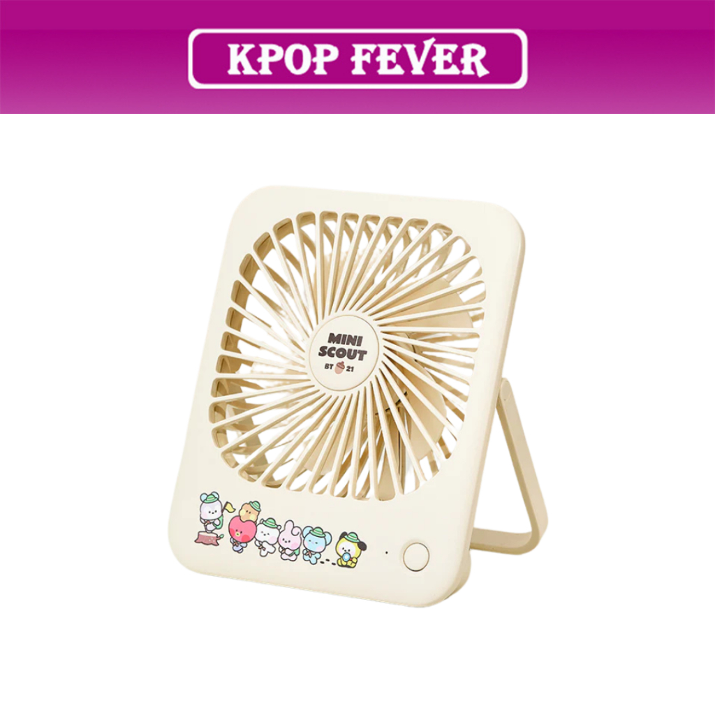 BTS X BT21 [MININI SCOUT] DESK FAN | Shopee Malaysia