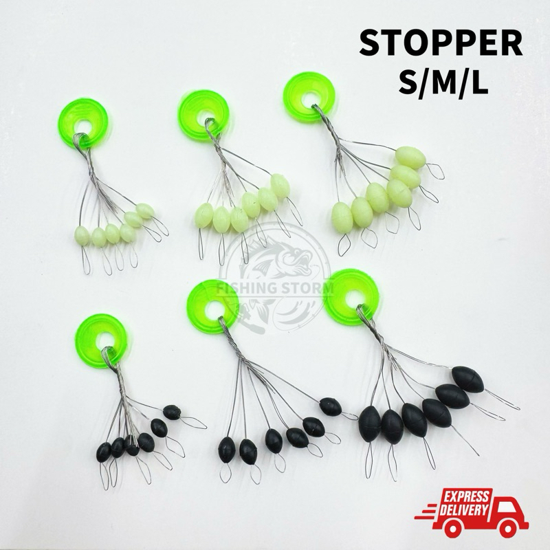 Fishing Oval Space Soft Bean Stopper Fishing Float Sinker Hook | Shopee Malaysia
