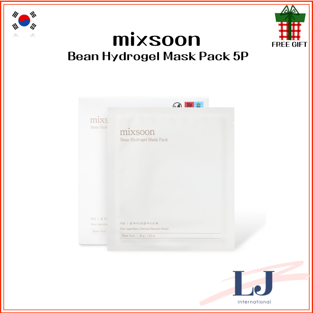 mixsoon Bean Hydrogel Mask Pack 4P/5P | Shopee Malaysia