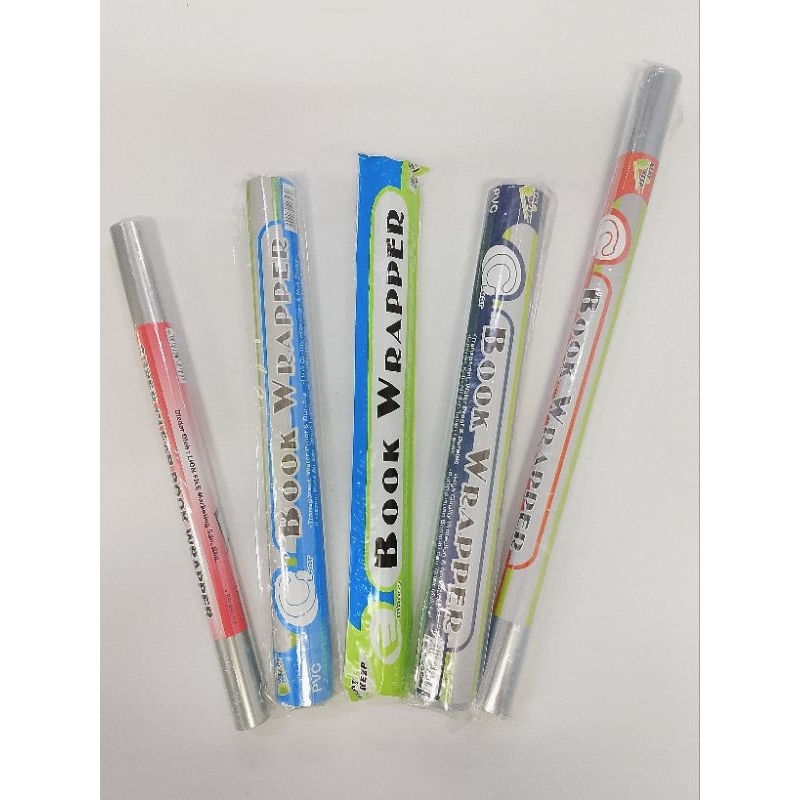 Book wrapper roll clear / emboss Pembalut buku book cover Sampulbuku ...