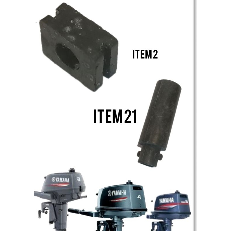 YAMAHA OBM 2HP/3HP/5HP Water seal 646-44365/6E0-44366 # 2 stroke ...