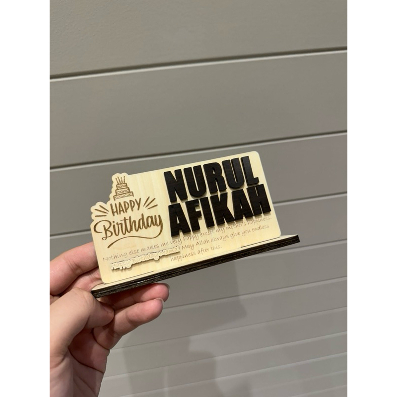 custom plaque gift hadiah cenderahati plak kayu customized gift tanda ...