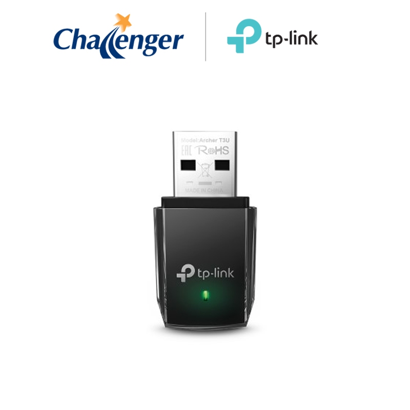 TP-Link Archer T3U AC1300 Mini Wireless MU-MIMO USB Adapter | Shopee ...