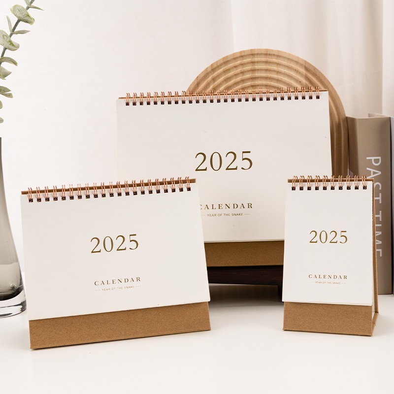 Calendar 2025 Desk Hot Stamped Calendar 2025 Cute Cartoon Calendars ...