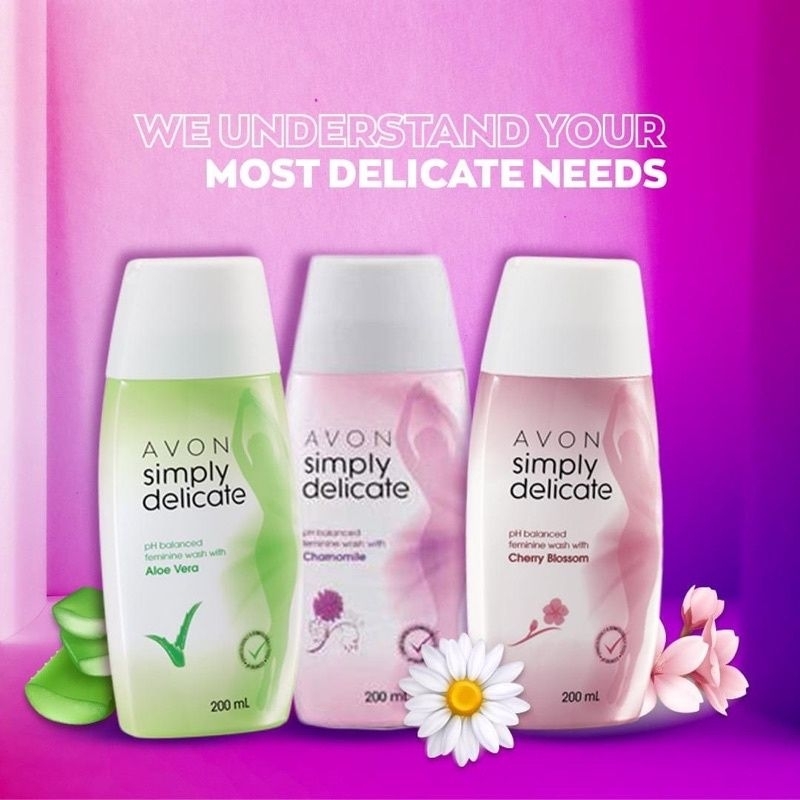 AVON - Simply Delicate pH Balanced Feminine Wash - Neutralizing/Calming ...