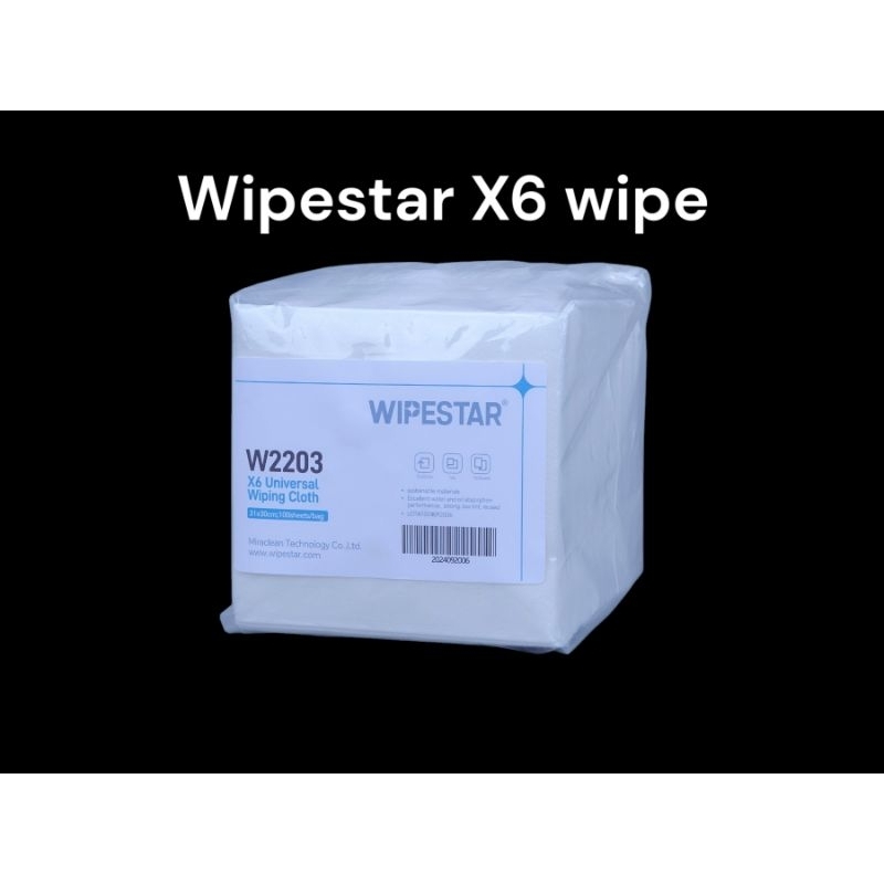 wipestar X6 Quarter Fold Wipers, White 1 Ply 1 Bag 100 Sheets Local Kimberly Clark WypAll X60 ...