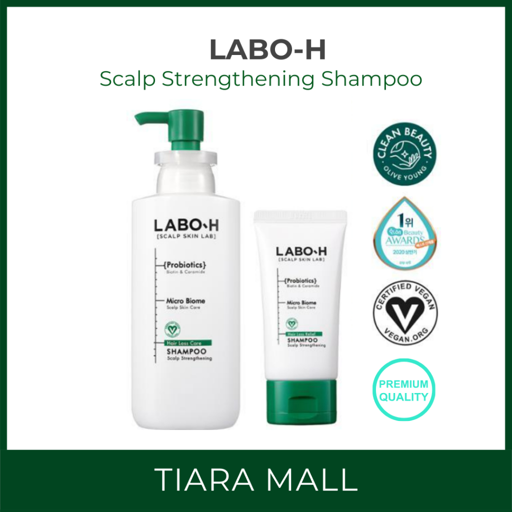 [LABO-H] Probiotics Scalp Strengthening Shampoo for Hair Loss Relief ...