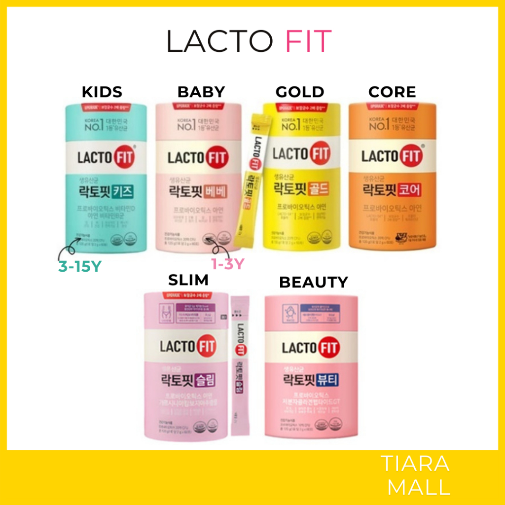 [Chong Kun Dang] Lacto Fit Probiotics 8 Types / Lacto Fit Gold, Core ...