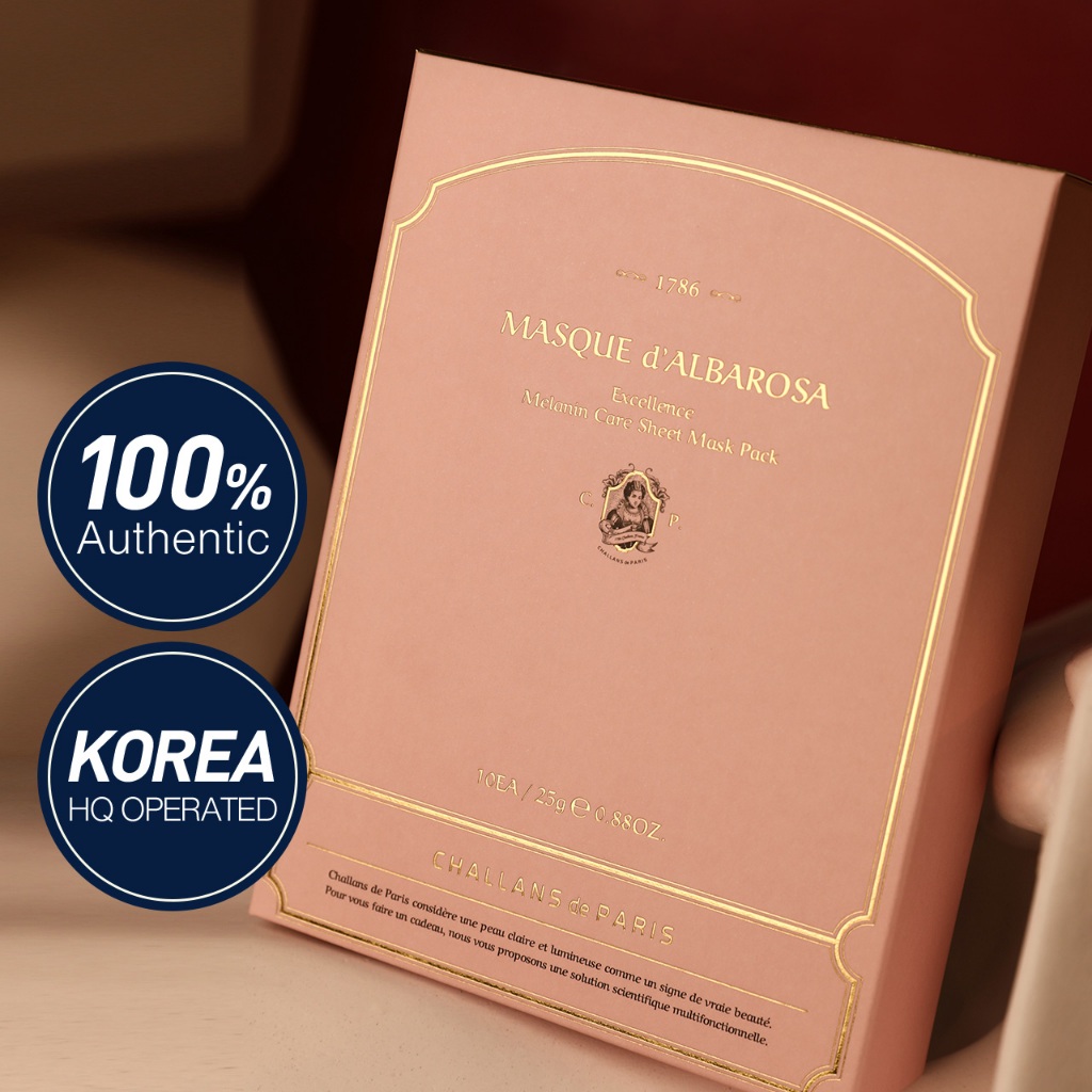 [Official] MASQUE de ALBAROSA EXCELLENCE 10ea (1box) (Sun damage/Dark spot care face mask pack ...