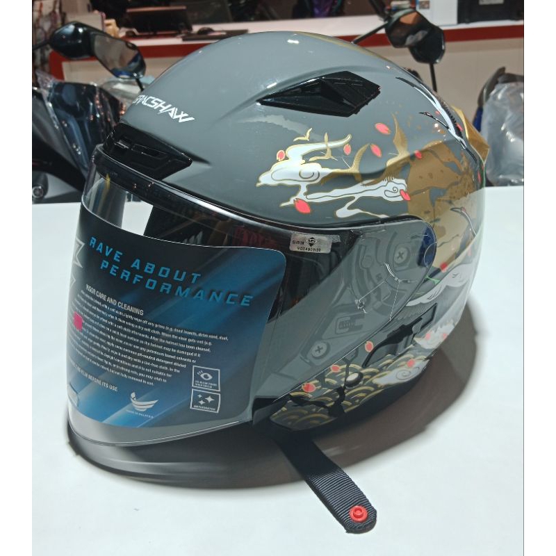 Helmet Gracshaw Japan Edition Gennex G535 Tsuru ( 1pcs ) JK | Shopee ...