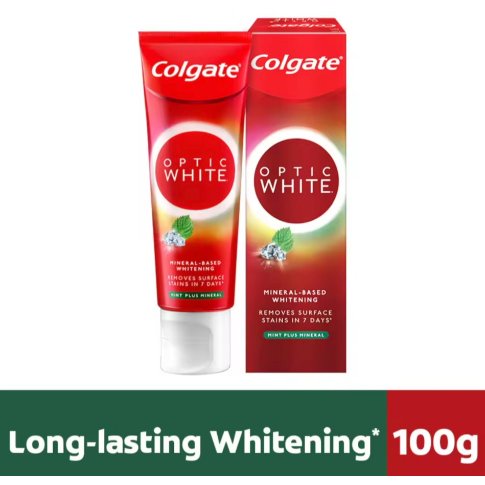 Colgate Optic White Mineral-Based Whitening Toothpaste | Gentle ...