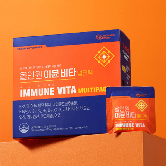 DAESANG Well life All-in-One Immune Vita Multipack, 28 servings, 1 box ...