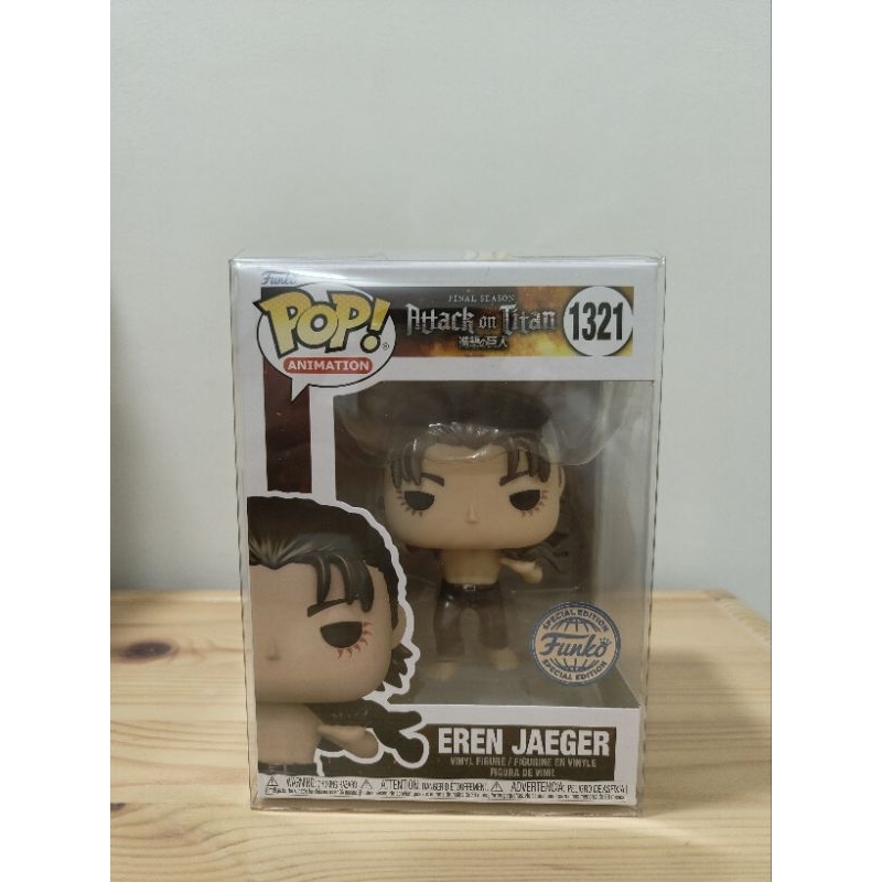 Funko Pop! Animation: Attack On Titan - Eren Jaeger (Metallic) #1321 ...