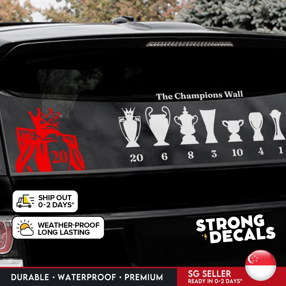 [SG Seller] Liverpool LFC Champions Wall YNWA Sticker | Shopee Malaysia