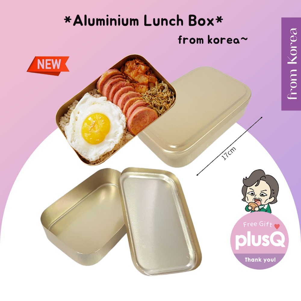Korean Aluminium Lunch Box (Dosirak) / From Korea | Shopee Malaysia