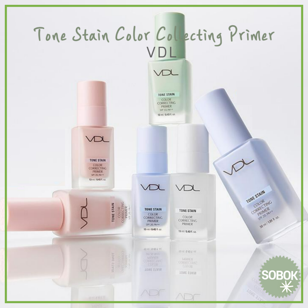[VDL] Tone Stain Color Collecting Primer 4 colors 13ml 30ml Makeup base | Shopee Malaysia