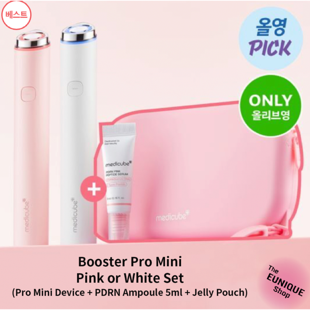 [Medicube Booster Pro Mini White/Pink Edition + PDRN Ampoule 5ml ...