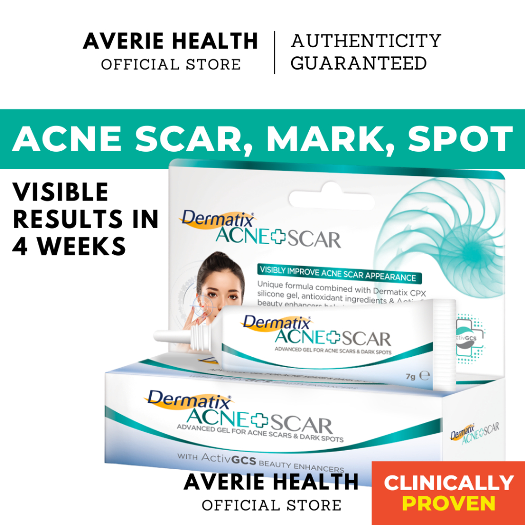 Dermatix Acne+ Scar Advanced Gel 7g | Lightens Dark Spots, Marks ...