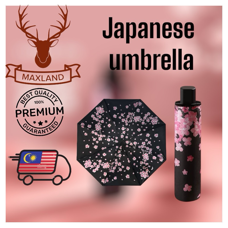 Dual-Use Sun Umbrella Payung Folding Sunscreen UV Umbrella 8 Bone ...