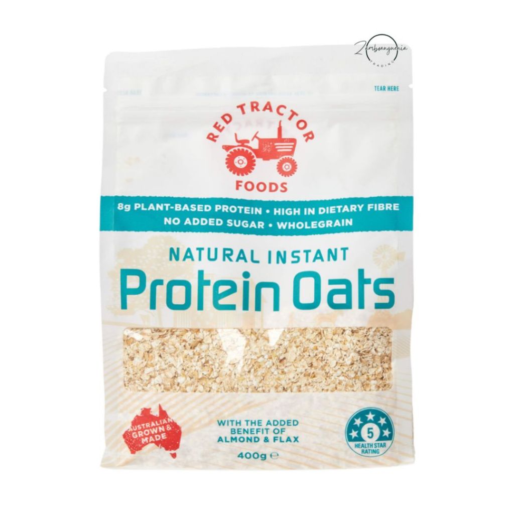 RED TRACTOR FOODS Natural Instant Protein Oats (400g) [SG] | Shopee ...