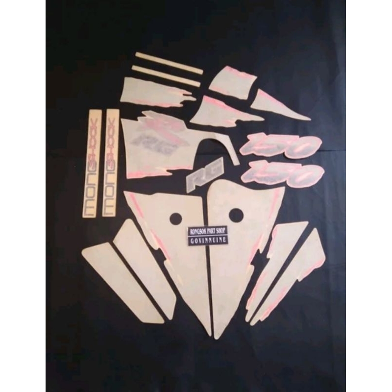 Striping sticker trim sticker decal polet suzuki rgr rg r jumbo ...