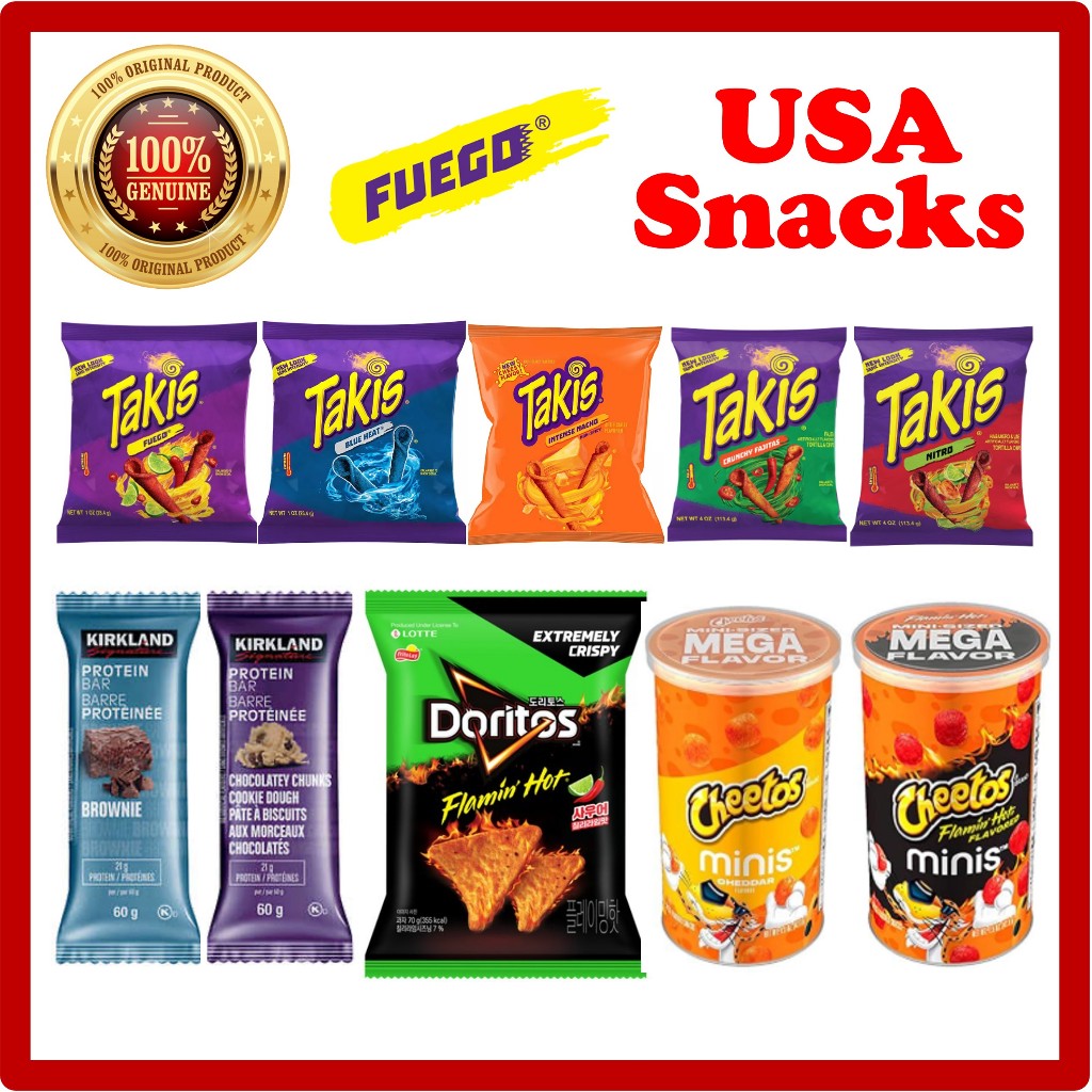 Barcel Takis Doritos Cheetos Kirkland Protein Bars / Protein Bars ...