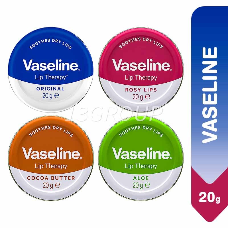 Vaseline Lip Therapy Tin Lip Balm Petroleum Jelly, 20g | Shopee Malaysia