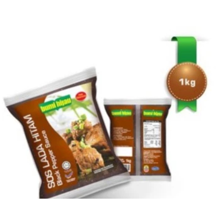 SOS LADA HITAM - Black Pepper Sauce Bumi Hijau 1KG | Shopee Malaysia