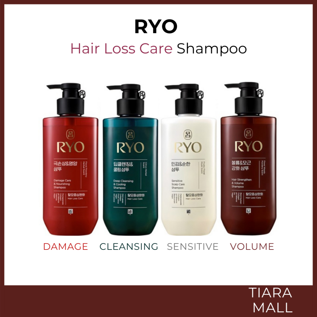 [Ryo] Hair Loss Care Shampoo 480ml | Damage Repair, Deep Cleansing ...