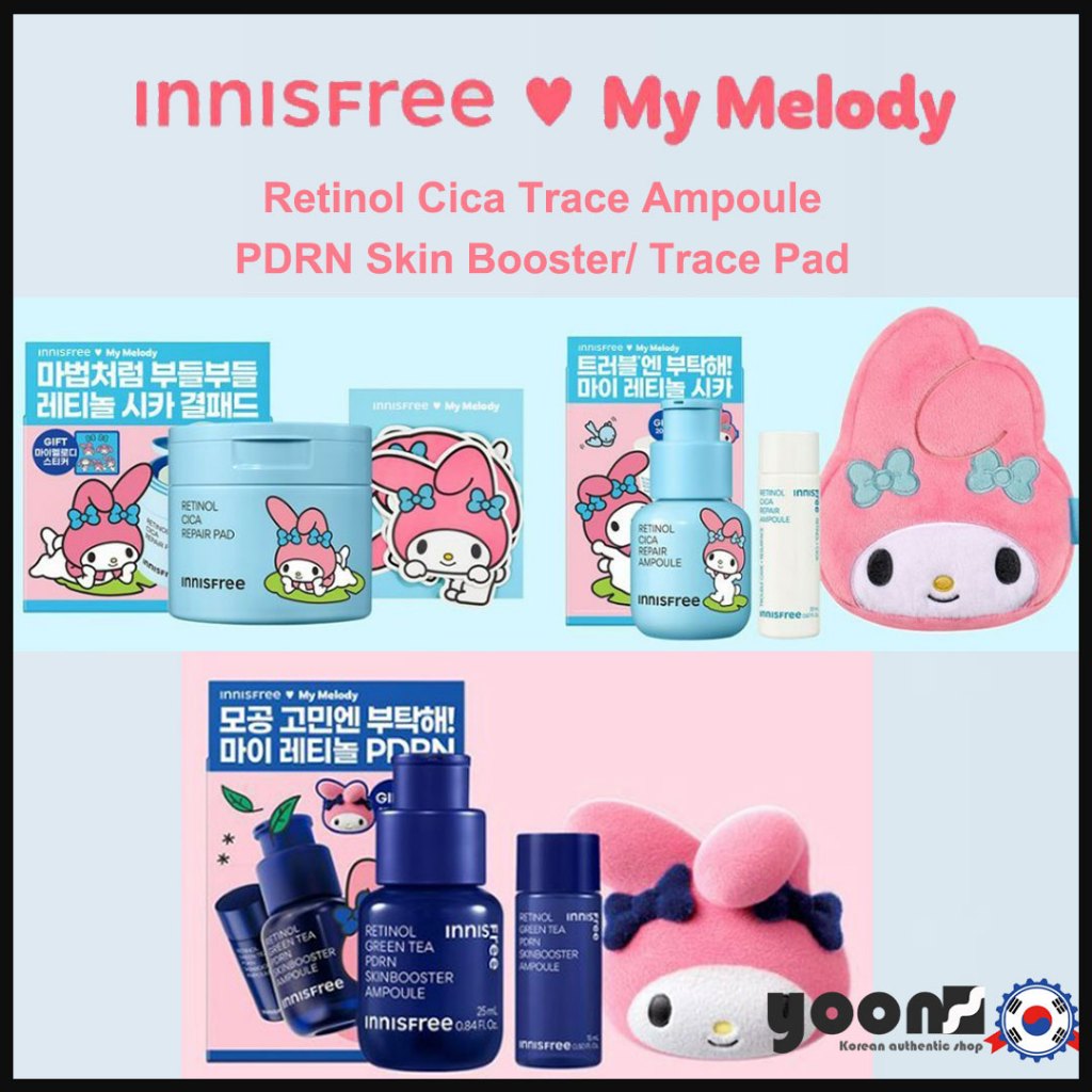 [INNISFREE X My Melody] Retinol Cica Trace Ampoule / PDRN Skin Booster ...