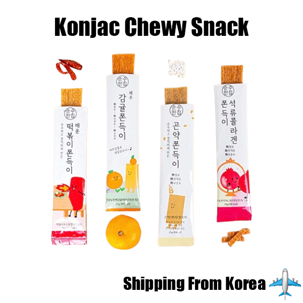[sunsuhouse] Konjac Chewy Low Calorie Snack(Jjondeugi) 25g Korean ...