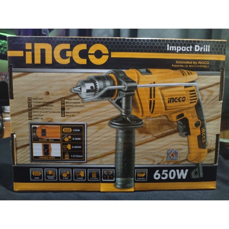 Ingco Hammer/Impact Drill 650w (New) | Shopee Malaysia