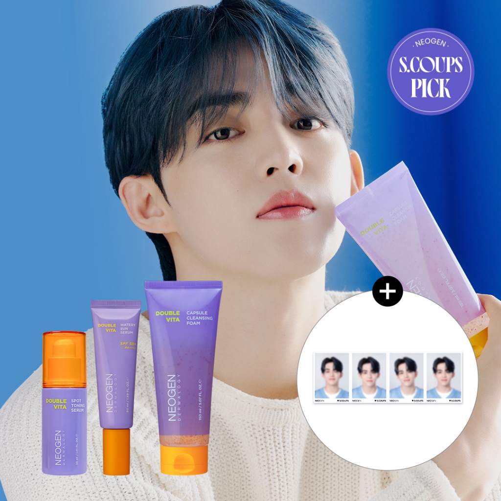 [S.COUPS PICK] NEOGEN Real Double Vita Tone Up SET (Foam+Serum+Sun ...