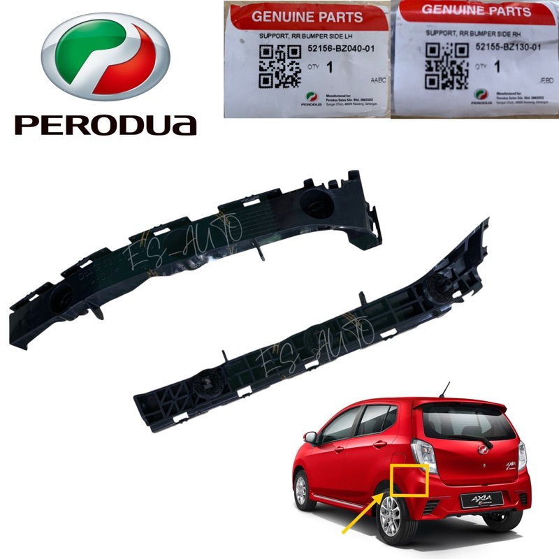 *Original Perodua Axia 2014-2022 Rear Bumper Bracket Clip / Belakang ...