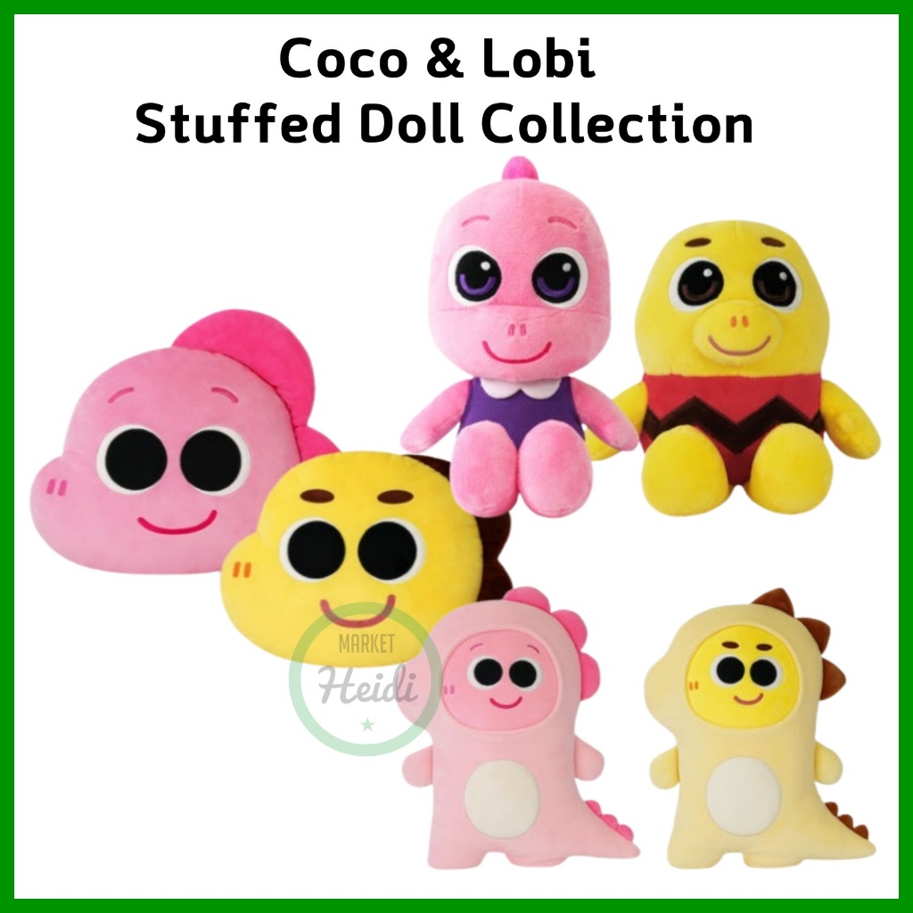 KOREA 🇰🇷 COCOBI Stuffed Doll Toy Coco + Lobi Stuffed Doll Collection ...